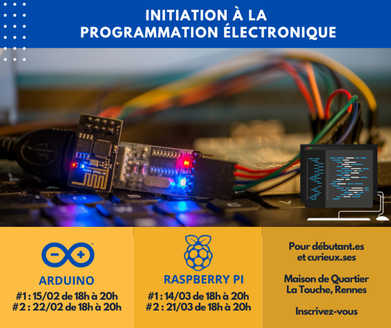 Initiation à la programmation électronique - Maison de Quartier La Touche